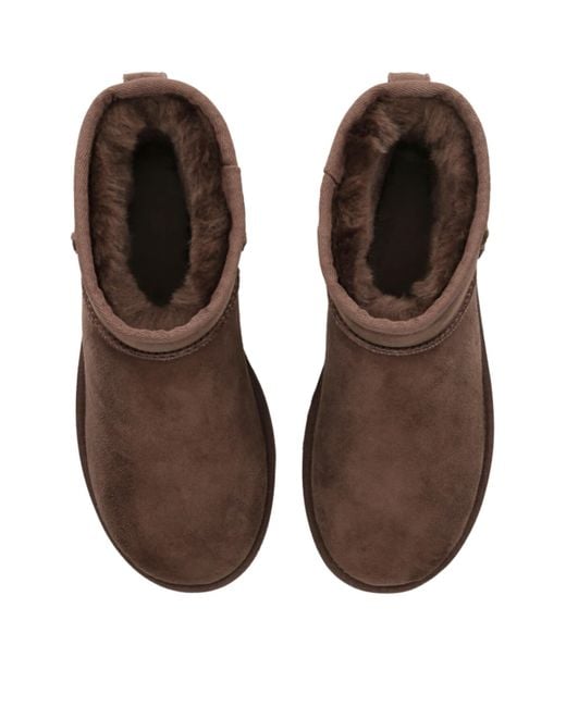 UGG Suede Classic Mini Ii Boots in Brown | Lyst
