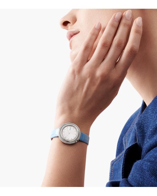 Piaget Stainless Steel And Diamond Possession Watch in Blue | Lyst UK