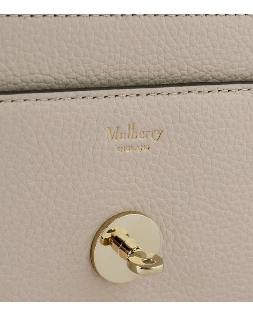 Mulberry Small Leather Darley Cross-Body Bag in Gray | Lyst
