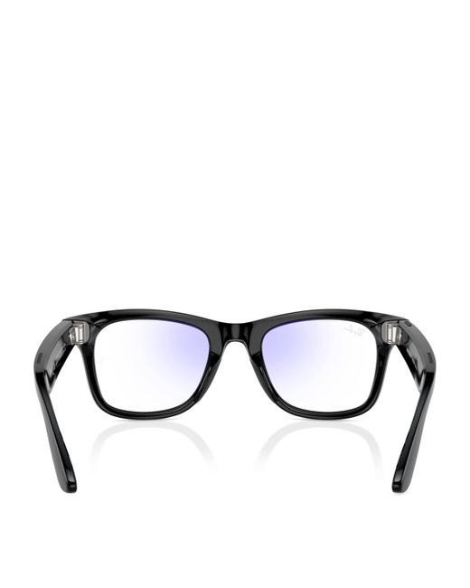 Ray-Ban X Meta Large Smart Wayfarer Frames in Black | Lyst