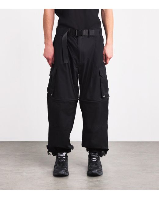 Moose Knuckles Cargo Concorde Trousers in Black for Men | Lyst