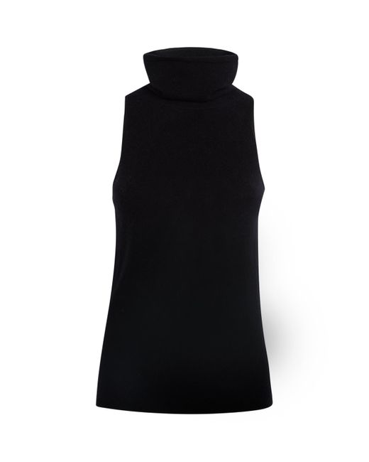 Almada Label Cashmere Vida Sweater Vest in Black | Lyst