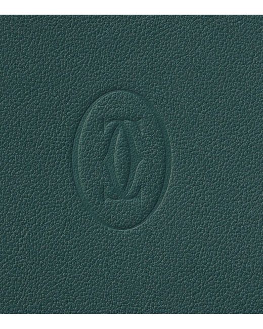 Cartier Calfskin Must De Wallet in Green for Men | Lyst UK