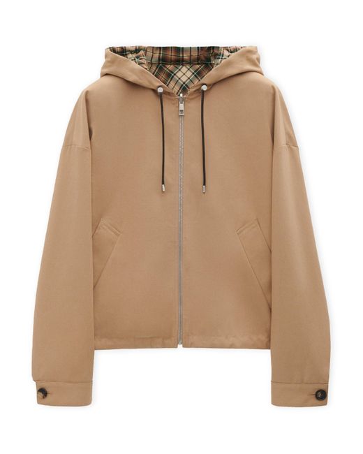 Loewe Cotton-Blend Reversible Jacket in Natural for Men | Lyst