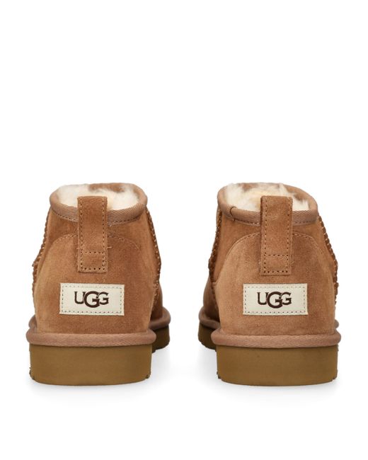 UGG Suede Classic Ultra Mini Boots in Brown for Men | Lyst