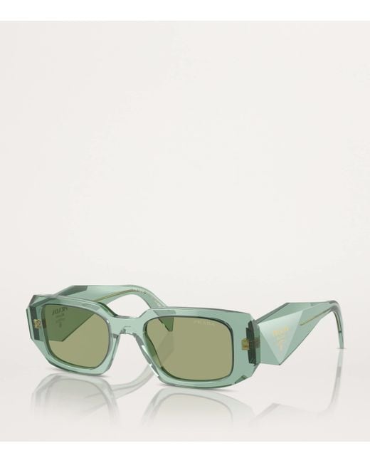 Prada Acetate Pr 17Ws Sunglasses in Green | Lyst UK