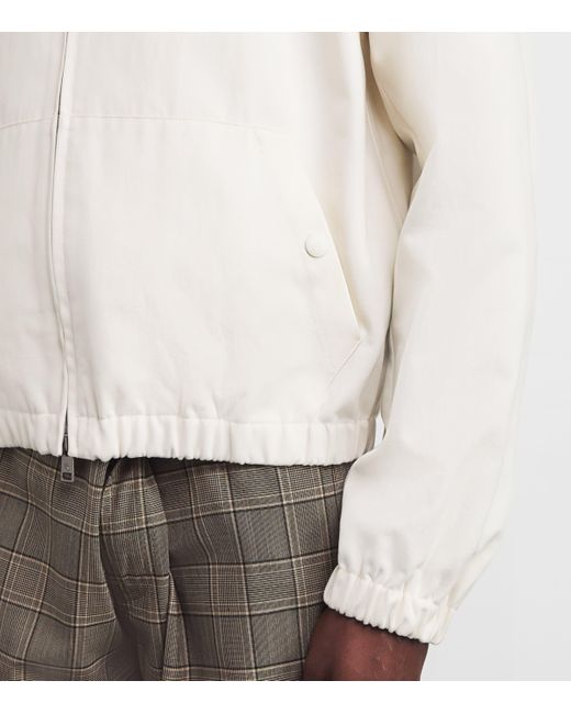 Ralph Lauren X Wimbledon Crest Bomber Jacket in White for Men | Lyst