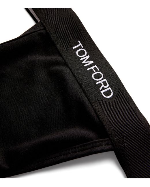Tom Ford Logo Jock Strap in Black for Men | Lyst