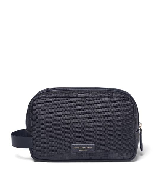 Aspinal of London Logo-Detail Wash Bag in Blue for Men | Lyst