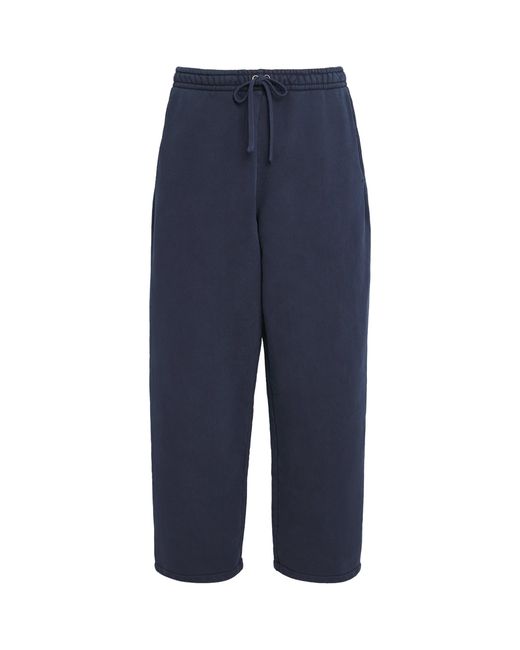 Skims Cotton Fleece Cuffed Sweatpants in Blue for Men | Lyst UK