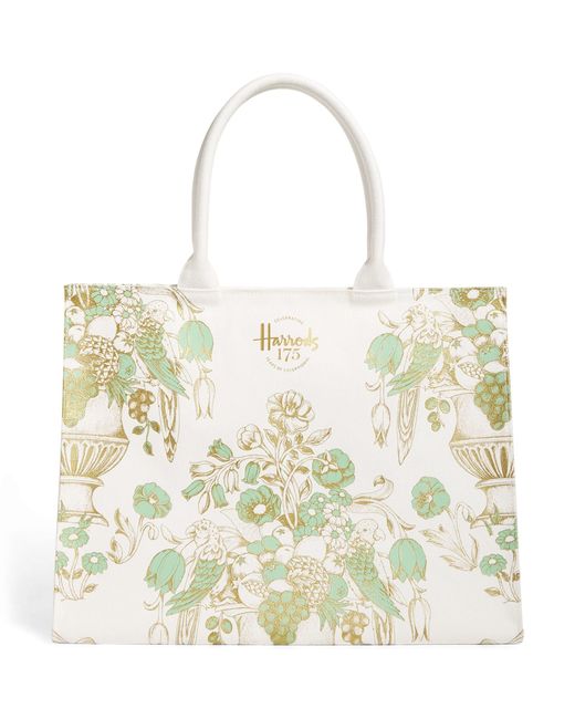 Harrods 175 Anniversary Edition Tote Bag in White | Lyst