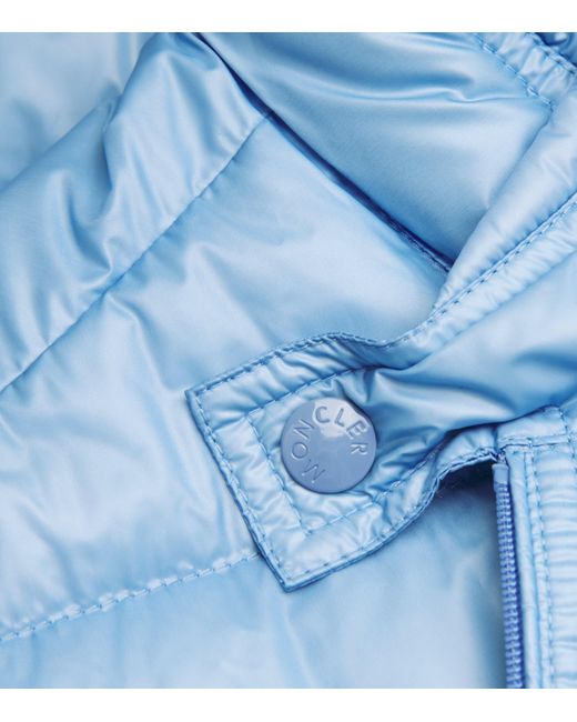 Moncler Down Gui Gilet in Blue for Men | Lyst
