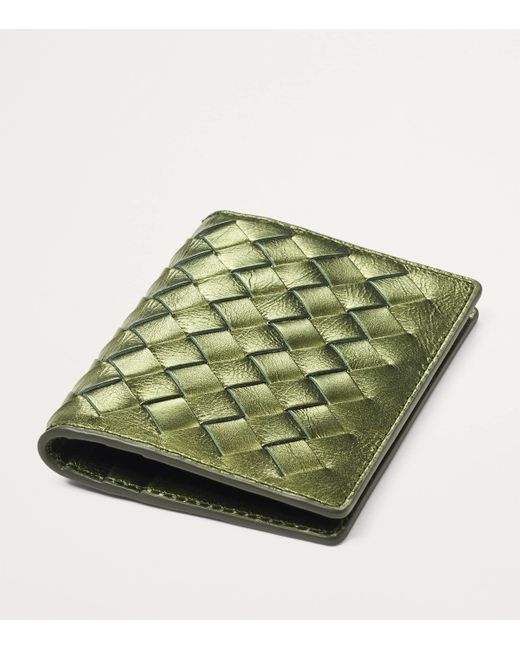 Aspinal of London Leather Double Fold Card Holder in Green | Lyst