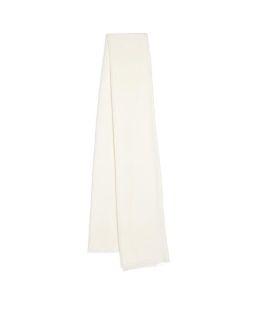 Max Mara Stole Scarf in White | Lyst