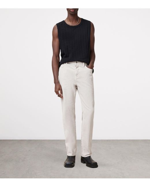 AllSaints Corduroy Reid Jeans in Gray for Men | Lyst