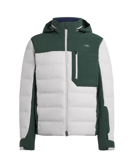 Kjus Down Waterproof Capture Ski Jacket in Green for Men | Lyst UK