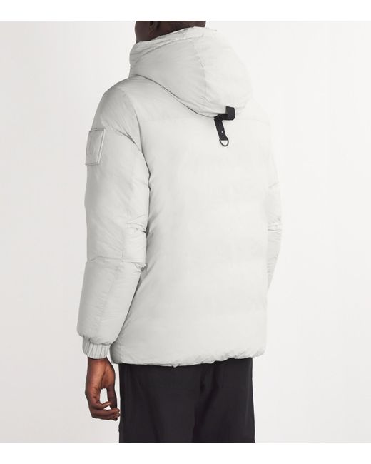 Moose Knuckles Down Brandon Puffer Jacket in Gray for Men | Lyst