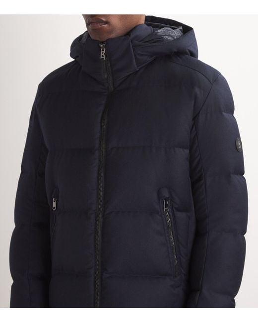 Bogner Wool-Blend Down Xamy Puffer Jacket in Blue for Men | Lyst