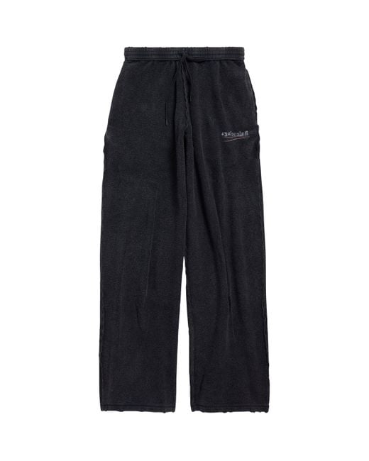 Balenciaga Political Campaign Inside-Out Sweatpants in Blue for Men | Lyst