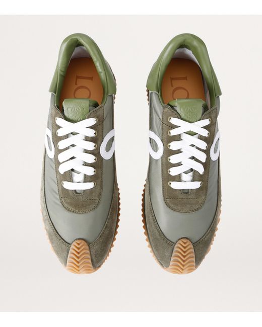 Loewe Flow Runner Sneakers in Green for Men | Lyst