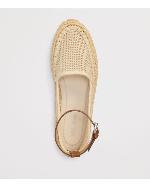 Ralph Lauren Mesh Astred Flat Espadrilles in Natural | Lyst