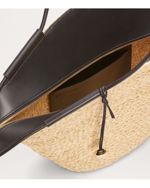 Loewe Large Raffia Paseo Shoulder Bag in Natural | Lyst