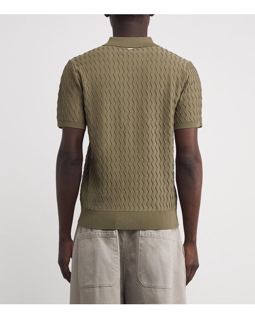 Che Studios Cotton Quinn Polo Shirt in Green for Men | Lyst UK