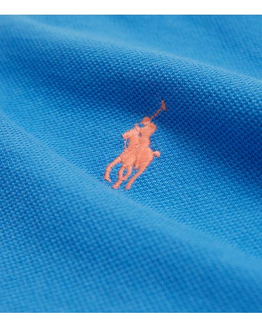 Polo Ralph Lauren Custom Slim-Fit Polo Shirt in Blue for Men | Lyst