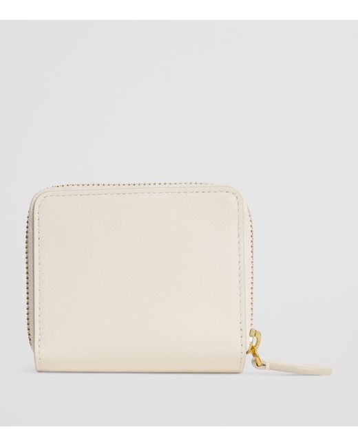 Polo Ralph Lauren Leather Polo Bear Wallet in Natural | Lyst UK