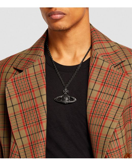 Vivienne Westwood Embellished Bas Relief Necklace in Metallic for Men ...