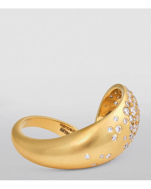 Nada Ghazal And Diamond Fuse Glamour Ring in Metallic | Lyst UK