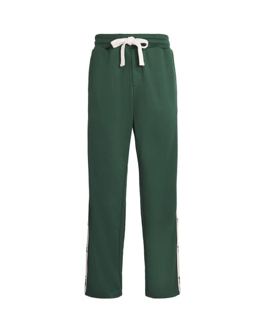 Cole Buxton Two-Star Tape Track Trousers in Green for Men | Lyst
