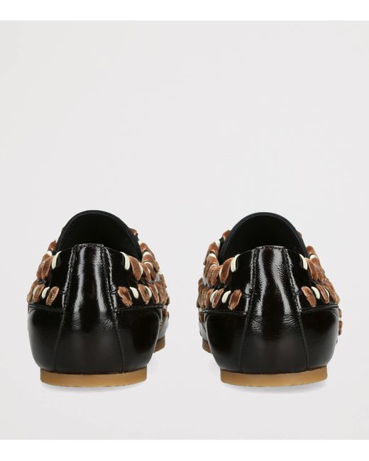 Dries Van Noten Embellished Leather Dustin Sneakers in Black | Lyst UK