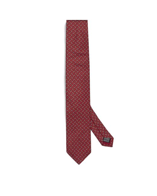 Pal Zileri Silk Micro Circle Tie in Red for Men | Lyst