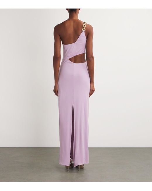 Cult Gaia Cut-Out-Detail Cobie Gown in Purple | Lyst
