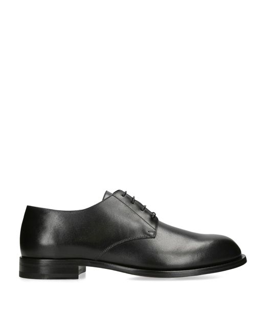 The Row Novus Leather Derby Shoes in Black for Men | Lyst