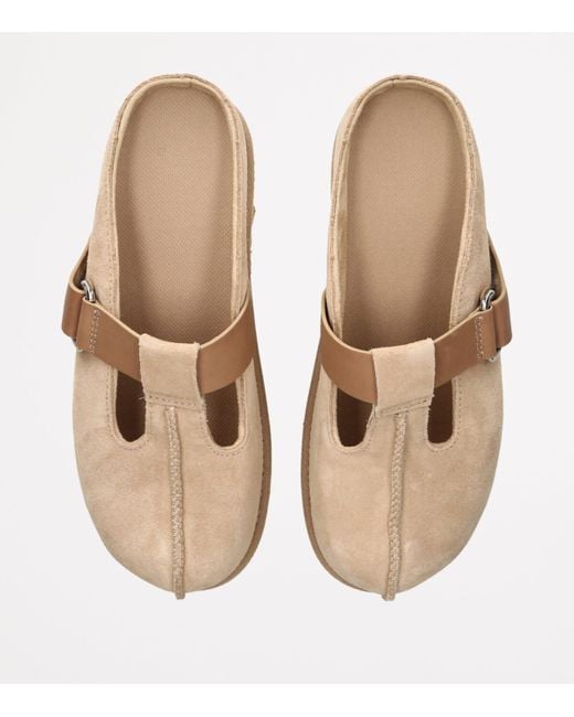 UGG Suede Goldenstar Hi Clogs in Natural | Lyst