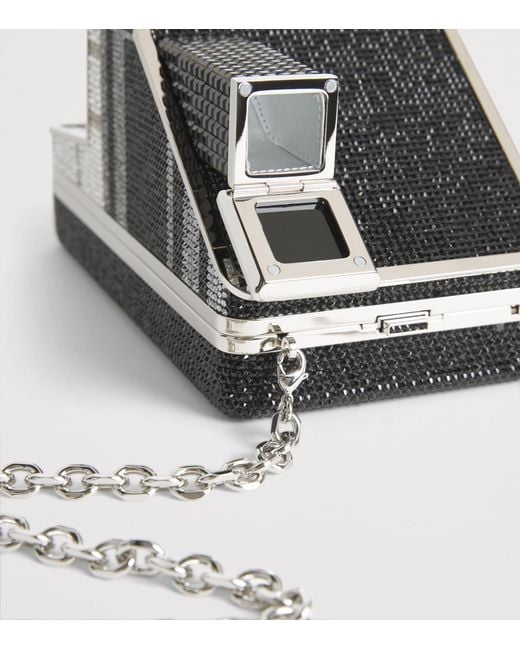 Judith Leiber Crystal-Embellished Image Clutch Bag in Metallic | Lyst UK