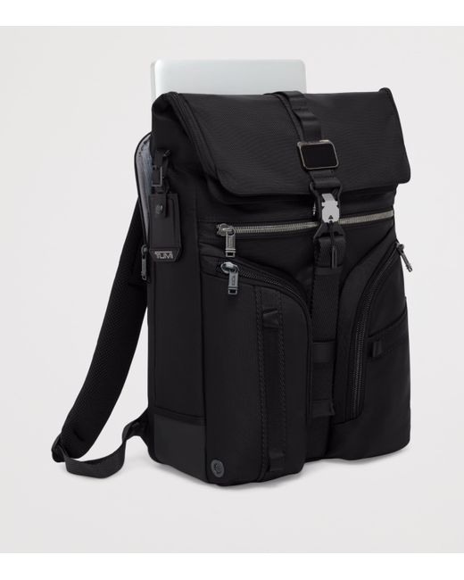 Tumi Alpha Bravo Surveillance Flap Backpack in Black | Lyst