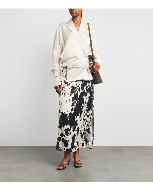 UNDRESS Reputation Maxi Skirt in White | Lyst UK