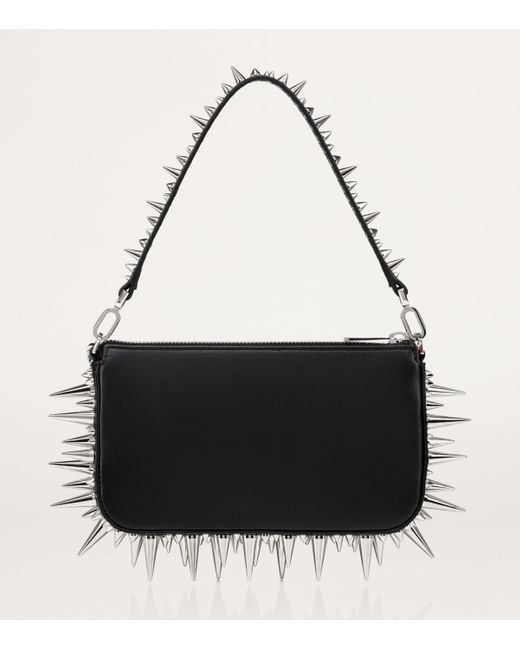 Christian Louboutin Loubila Mini Leather Shoulder Bag in Black | Lyst