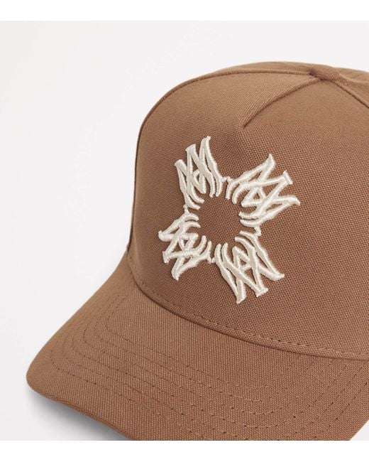 Amiri Ma Quad Baseball Cap in Brown for Men | Lyst
