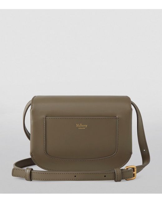 Mulberry Small Leather Satchel Bag in Green | Lyst
