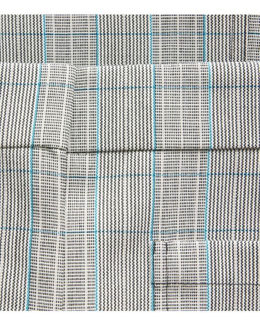 Victoria Beckham Wool Alina Trousers in Grey | Lyst UK