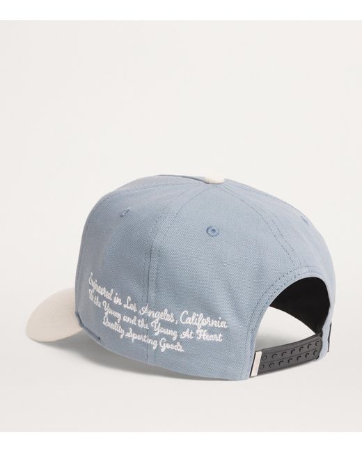 Amiri Logo Trucker Cap in Blue for Men | Lyst UK