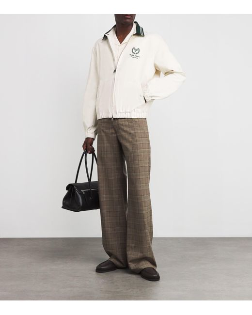 Ralph Lauren X Wimbledon Crest Bomber Jacket in White for Men | Lyst