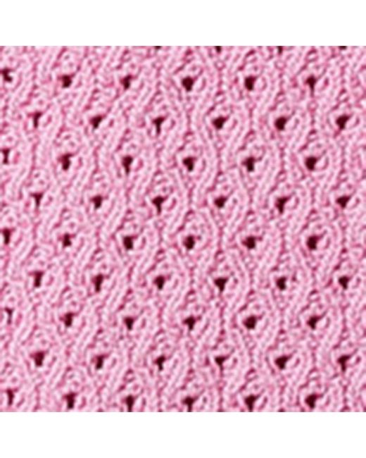 Gucci Cotton Crochet-Effect Mini Dress in Pink | Lyst UK