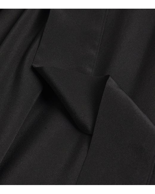Esse Studios Silk-Blend Strapless Illi Maxi Dress in Black | Lyst UK