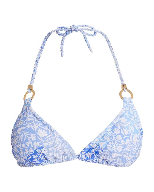 Heidi Klein Stella Maris Bikini Top In Blue Lyst