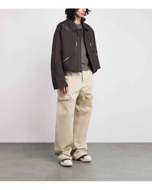 Rick Owens Suede Jumbo-Lace Sneakers in Brown for Men | Lyst UK